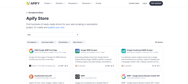 2025 年十佳 SERP Scraper API