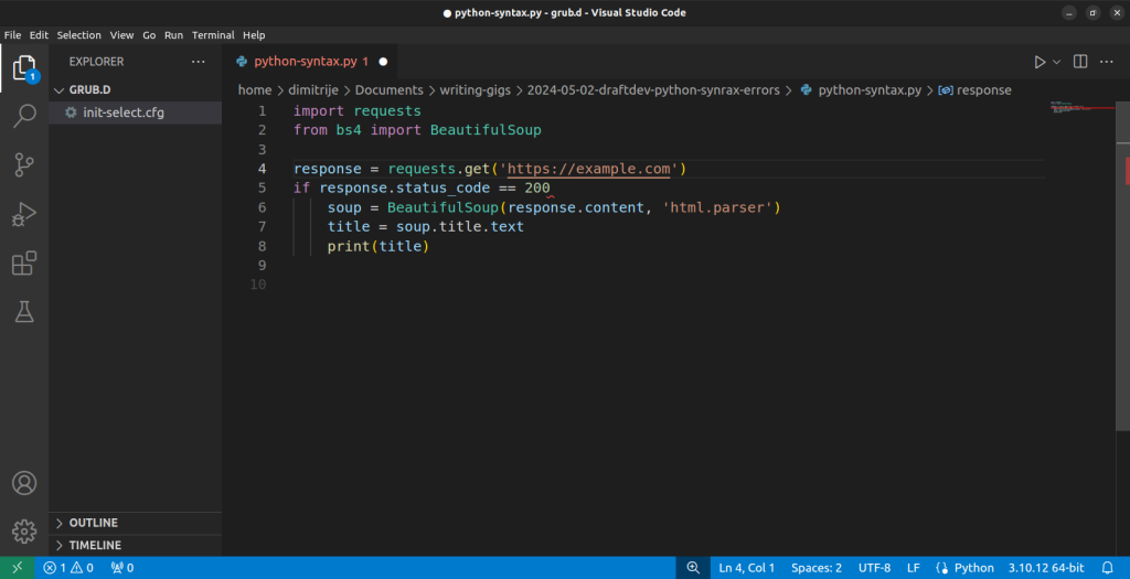Python语法错误：常见问题与解决方案