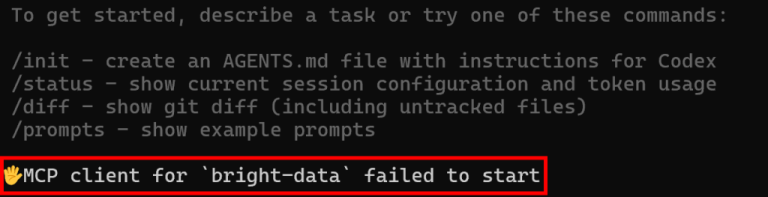 使用 Bright Data Web MCP Server 的 OpenAI Codex CLI 指南