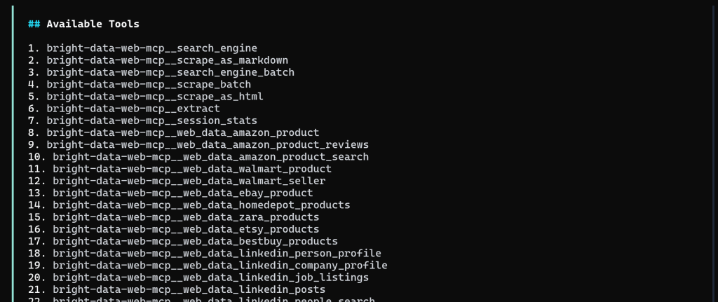 如何将 Ollama 模型与 Bright Data 的 Web MCP 集成