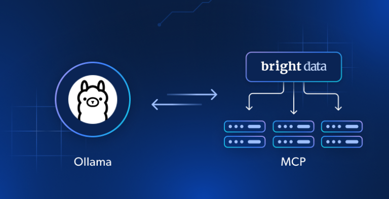 如何将 Ollama 模型与 Bright Data 的 Web MCP 集成